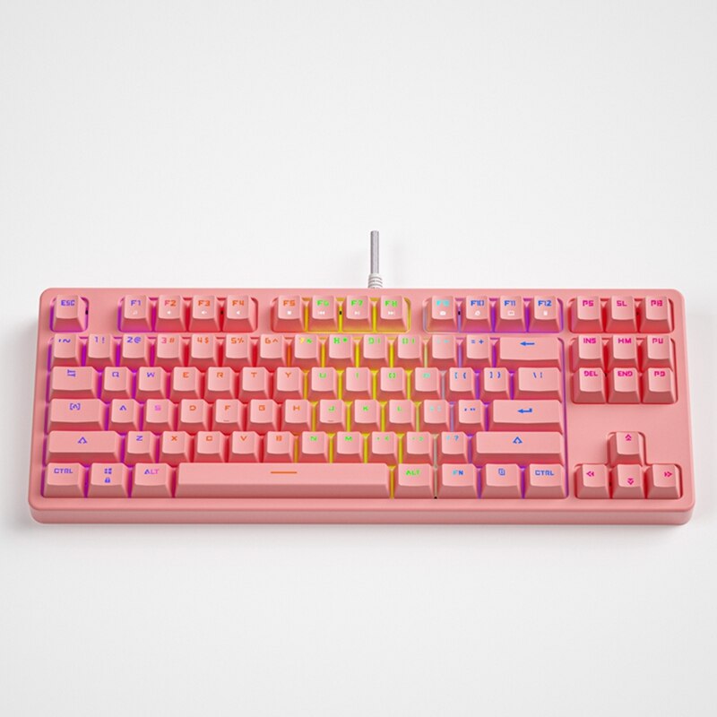 Mechanical Keyboard RGB Gaming Keyboard Wired Blue... – Grandado