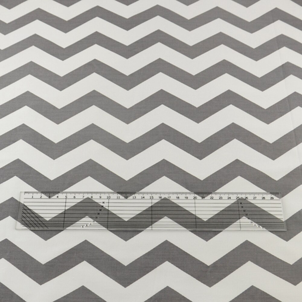 Gray Wave Cotton Fabric Quilting Art Work Home Tex... – Grandado