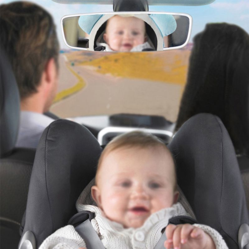 Plush Animal Mirror Safety Seat Rear Facing View M... – Grandado