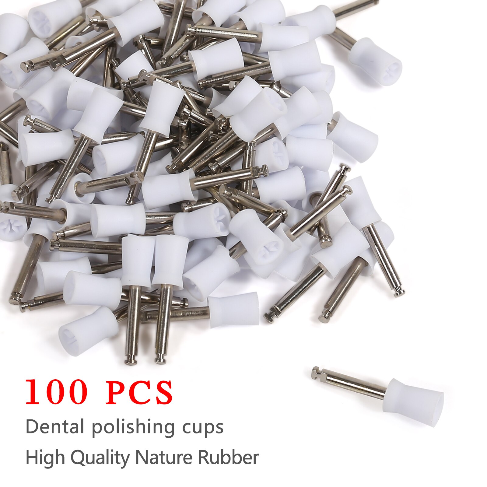 100Pcs Klink Type Polijsten Cups Natuur Rubber Mat... – Grandado