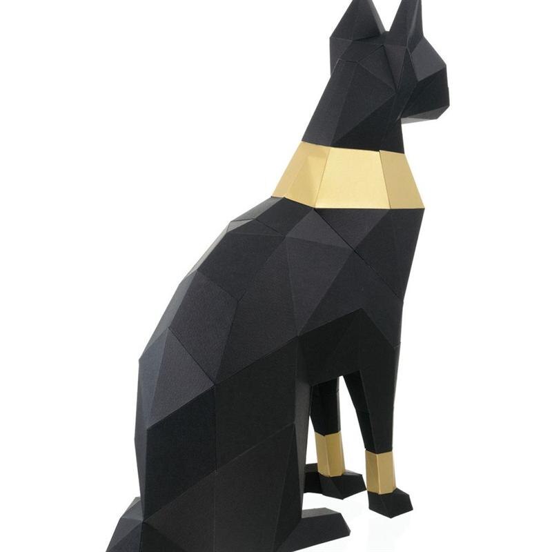 Egyptian Cat 3D Stereoscopic Paper Model DIY Hand ... – Grandado
