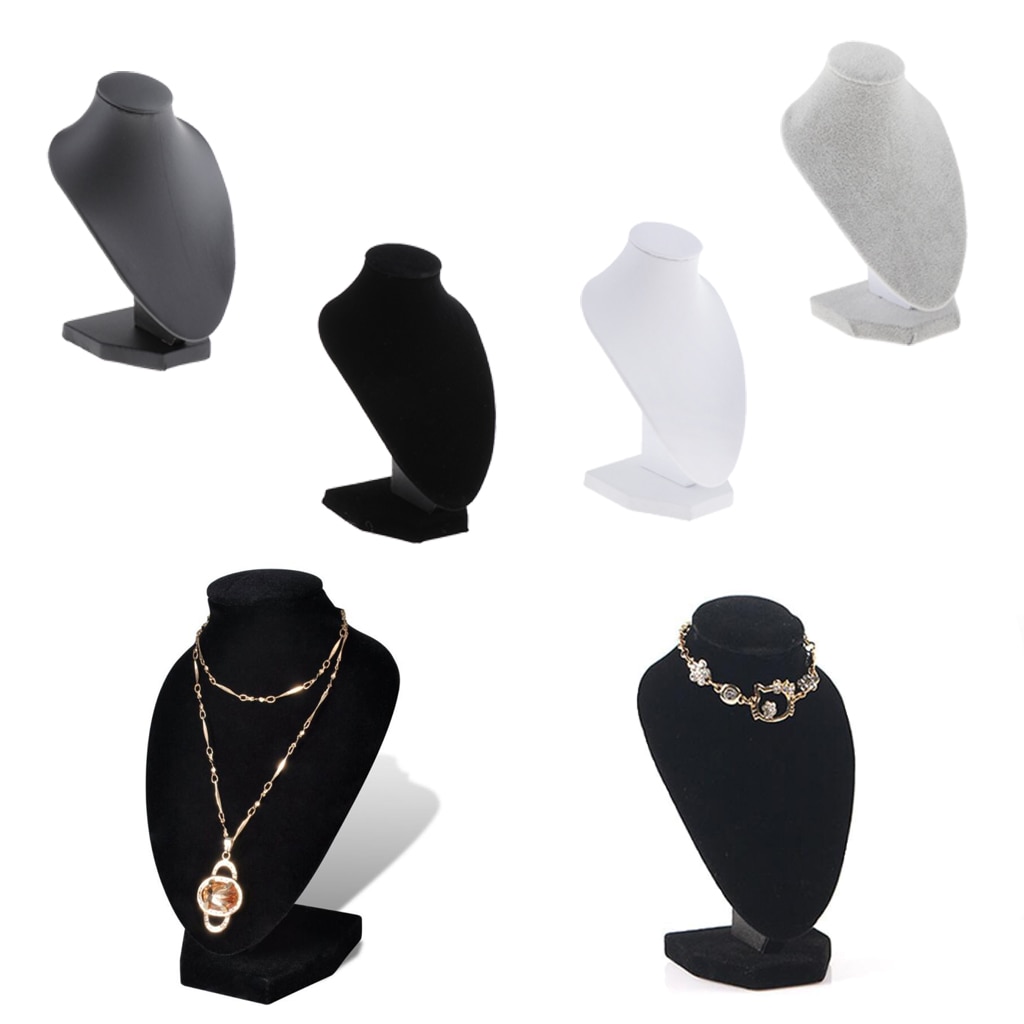 Pu Leer/Velvet Sieraden Display Stand Retail Home ... – Grandado
