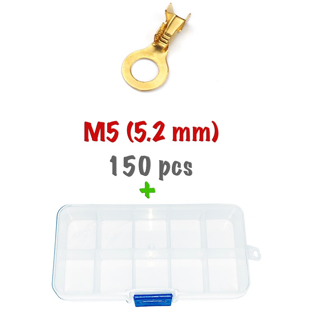 Crimp non-insulated ring terminals for wires, ring... – Grandado