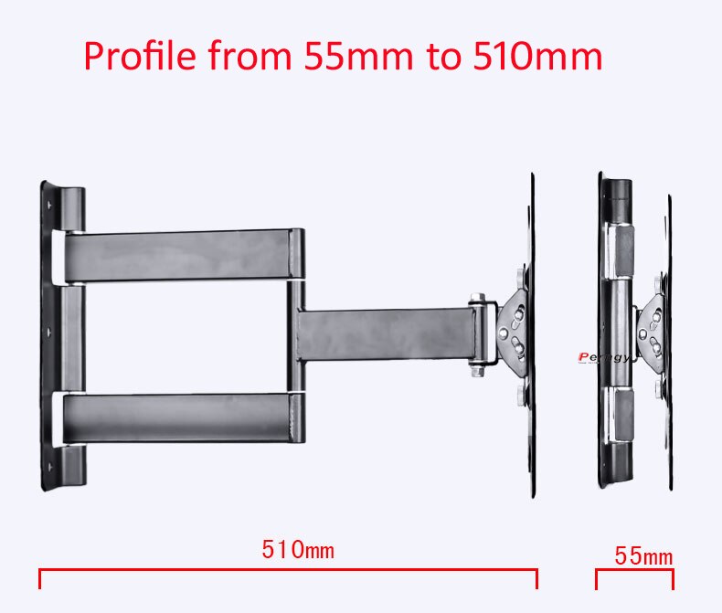 LCD-123AB 35KG 23'-55 inch 3 arms retractable ... – Vicedeal