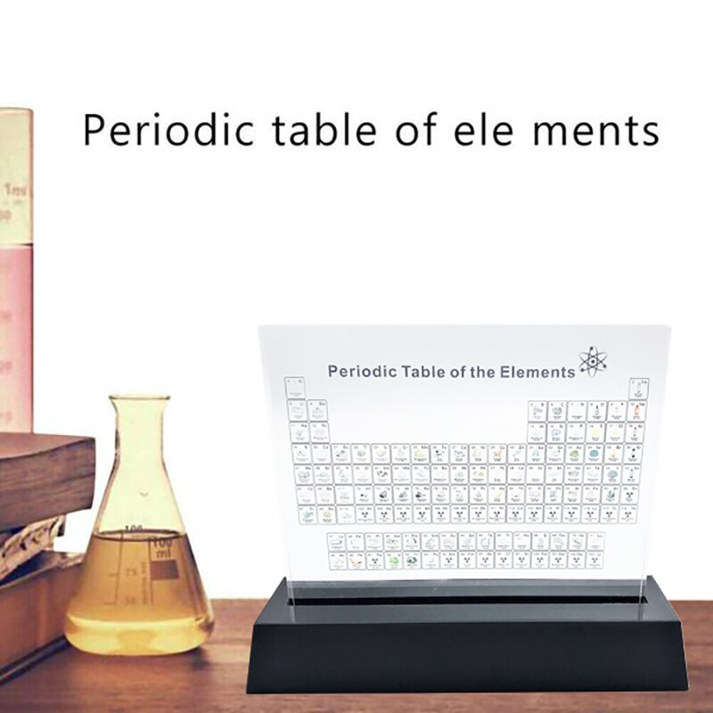 Novel-Acrylic Periodic Desk Display with Real s Ki... – Grandado
