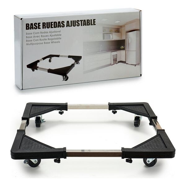 Base con Ruedas (56 x 9 x 56 cm) Ajustable – Grandado