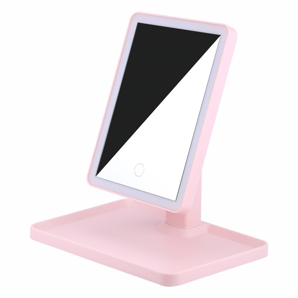 Touch Screen Dimmer LED Makeup Mirror With LEDs Da... – Grandado