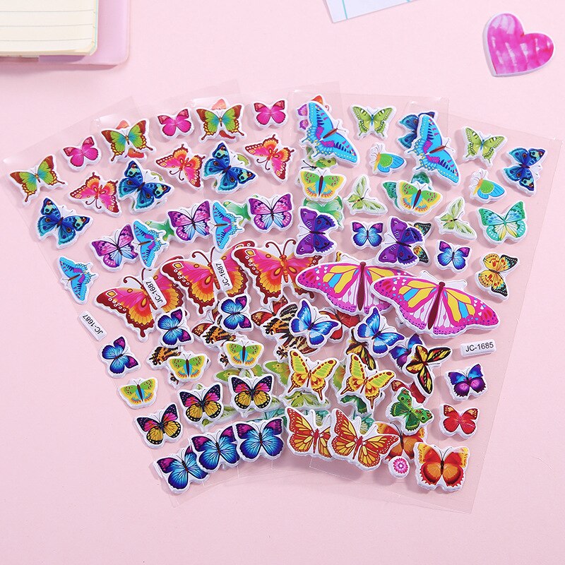 3D Stickers For Kids Boys DIY Stickers Assorted Sc... – Grandado