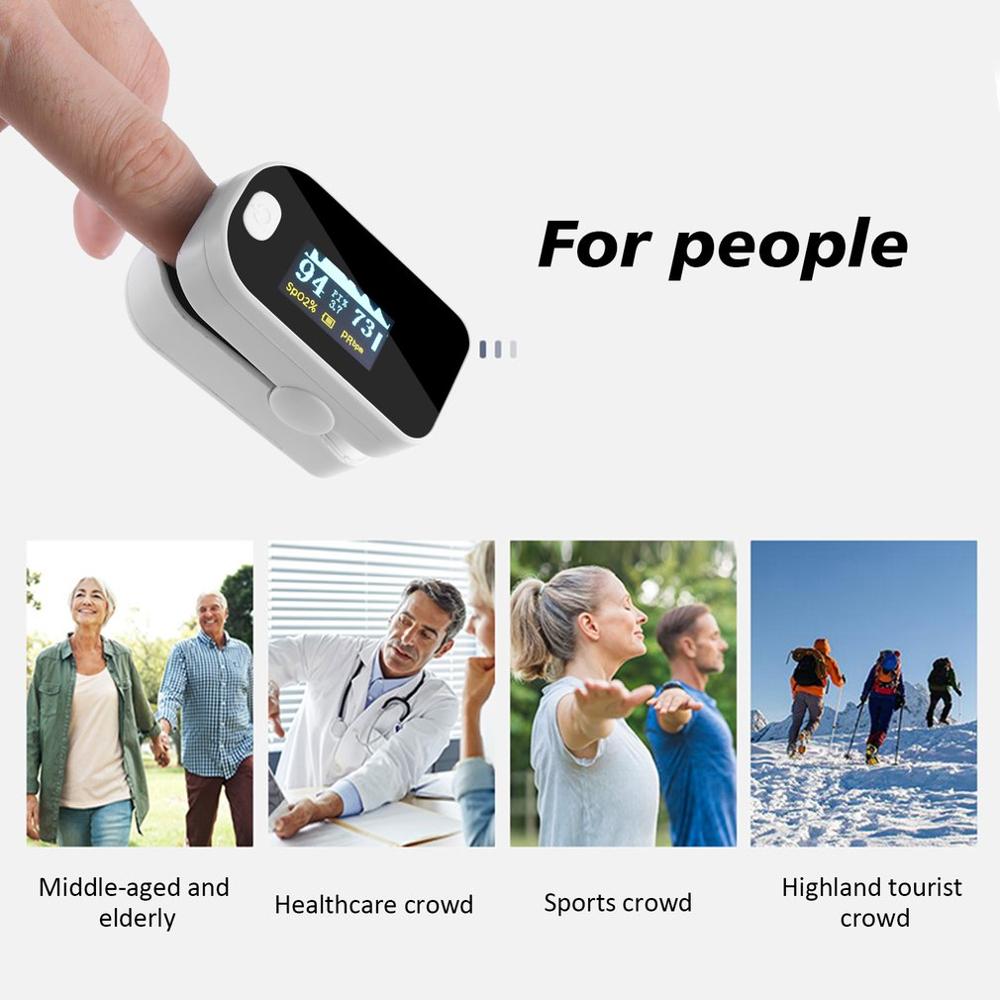 OLED Screen Finger Clip Oximeter Pure Heart Rate M... – Grandado