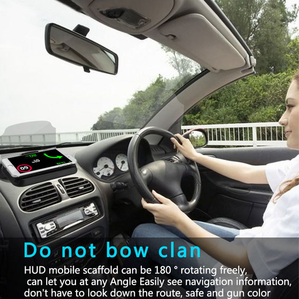 HD Multifunction Head Up Display Smart Phone Holde... – Grandado