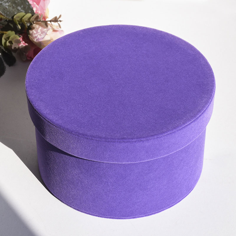 De franela lujo caja de redondo Floral cajas mujer... – Grandado