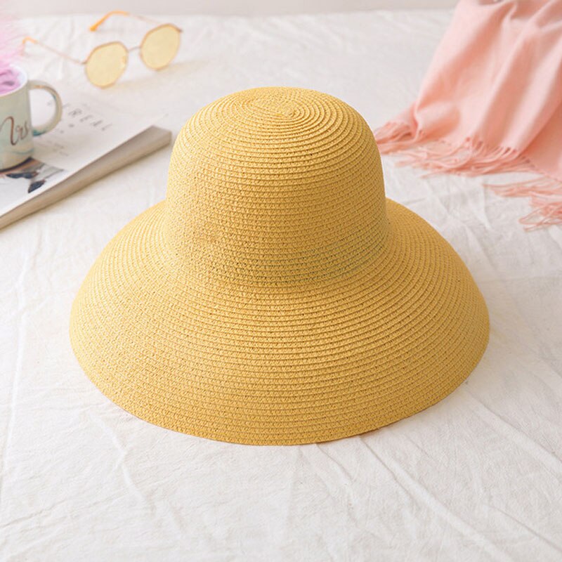 FemaleSummer frauen Hut Hepburn Stil Retro Breite-... – Vicedeal