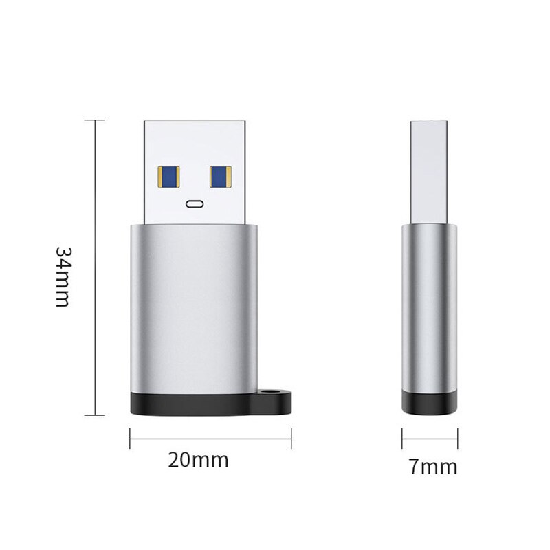 2pcs USB C Adapter Type C To USB 3.0 A Adapter Thu... – Grandado