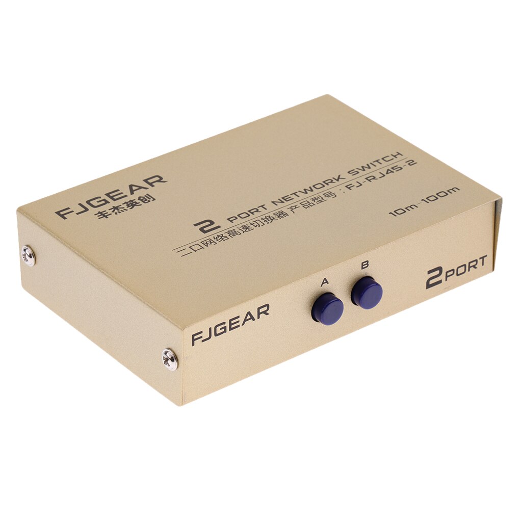2Port AB Manual Network Sharing Switch Box 2In1/1I... – Grandado