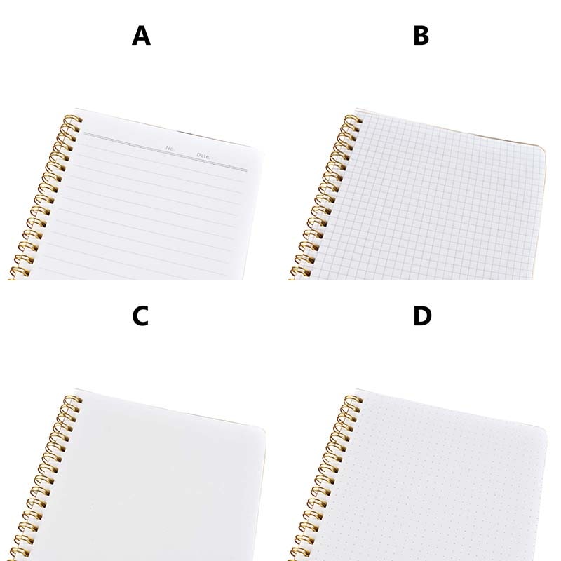 A5 Schedule Books Stationery Point Grid Coil Love ... – Grandado