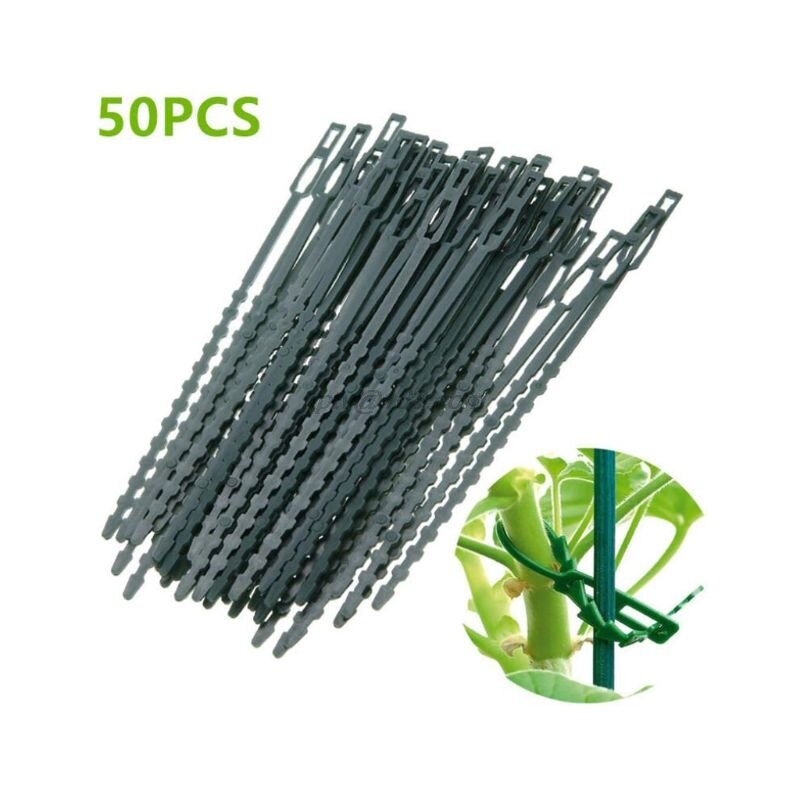 50pcs Garden Cable Ties Reusable Plant Support Shr... – Vicedeal