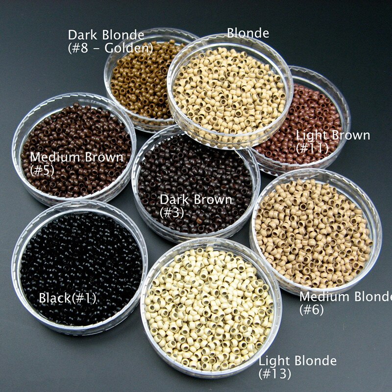 1000 Pcs Nano Cooper Micro Rings Kralen Voor Gebru... – Grandado