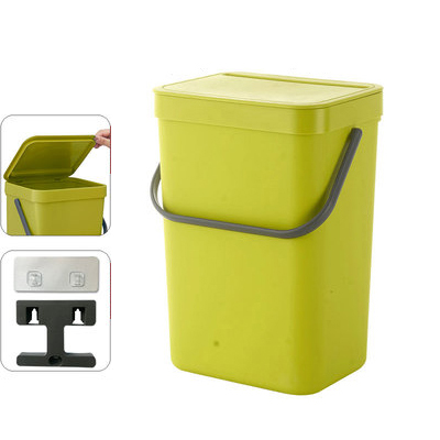 Trash Bin Wall Mounted Trash Can Punch Free Hangin... – Vicedeal