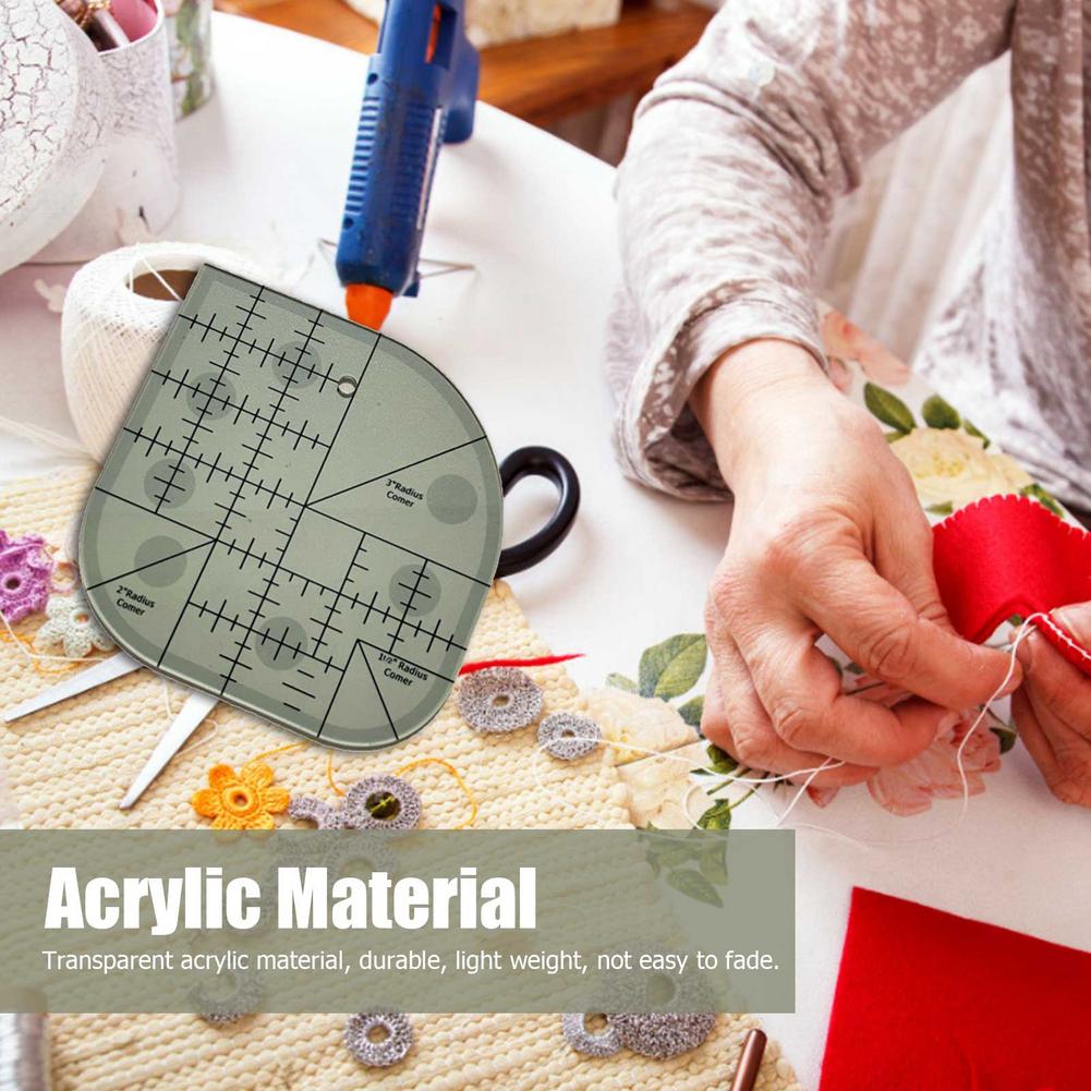 Quilting Ruler DIY Patchwork Ruler Quilt Circle Cu... – Grandado