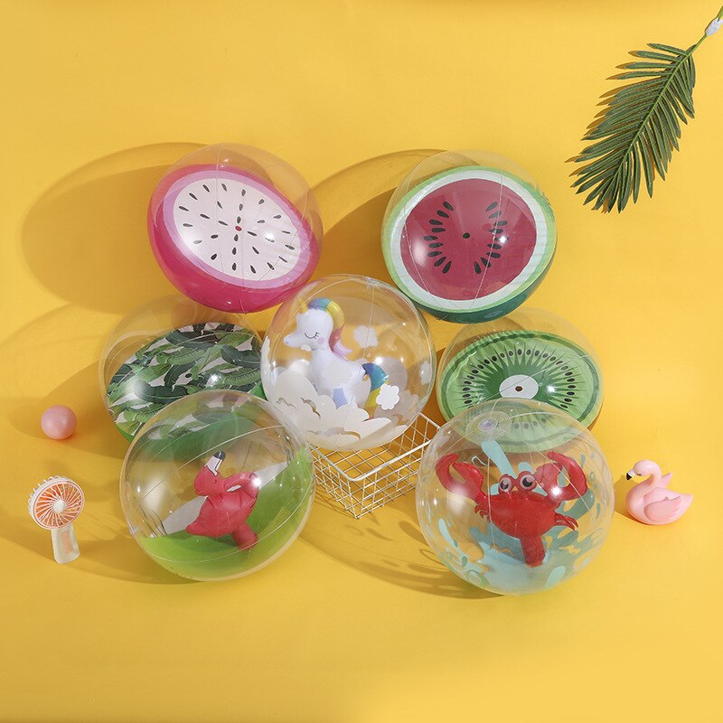 Ins Transparent Animal Bubble Balls Sea Beach Infl... – Vicedeal