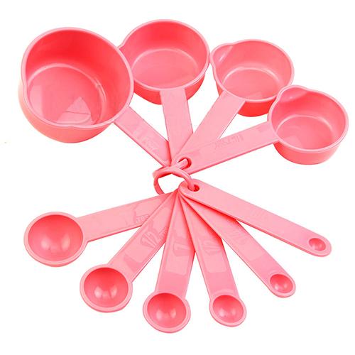 10Pcs Pink Baking Cup Spoons Tablespoon Kitchen Pl... – Vicedeal
