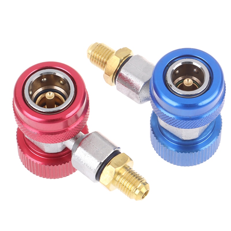 2 Stuks Auto Freon R134A Snelkoppeling Adapters Vo... – Grandado