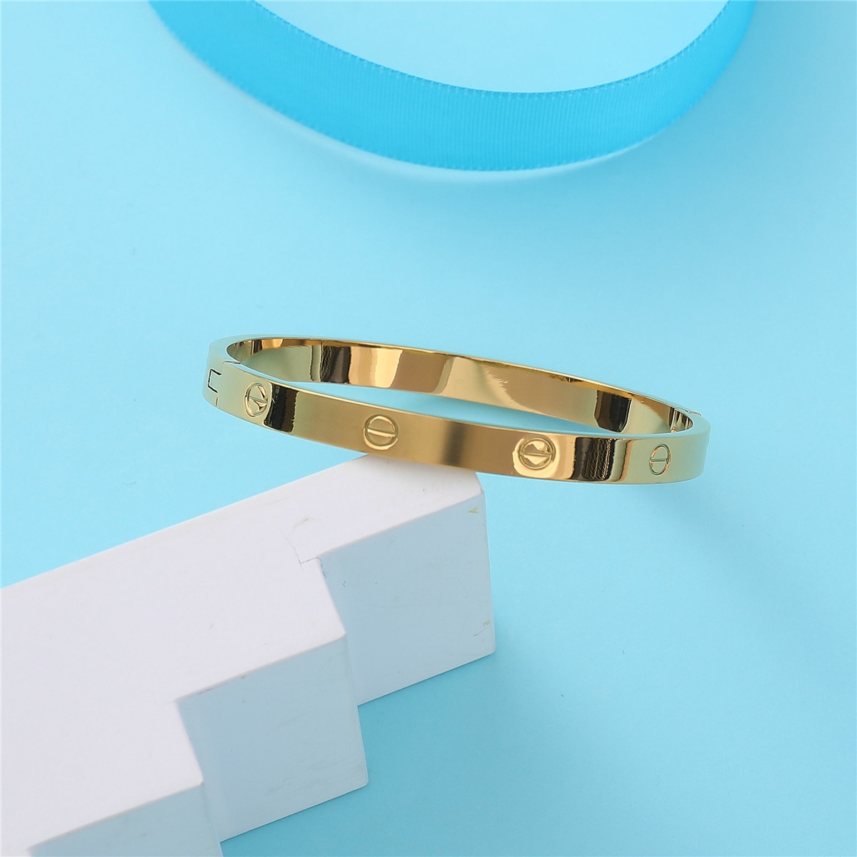 Feb gold color bracelet Moroccan women wedding cha... – Grandado