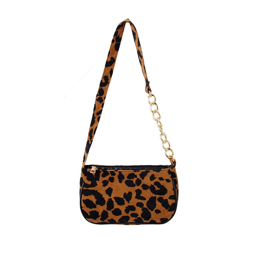 Leopard Print Pattern Small Shoulder Bags For Wome... – Grandado