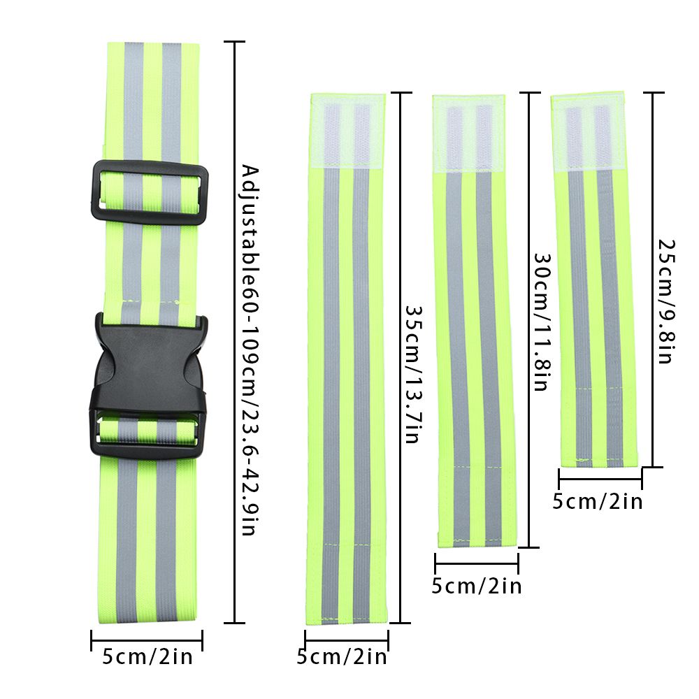 High Visibility Glow Belt Strap with 2 Reflective ... – Grandado