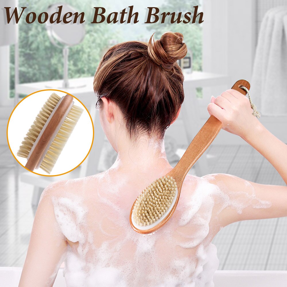 1PC holz farbe Bad Dusche Pinsel Doppelseite Weich... – Vicedeal
