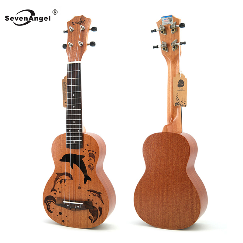SevenAngel 21" 23 inch Ukulele 4 strings Hawa... – Grandado