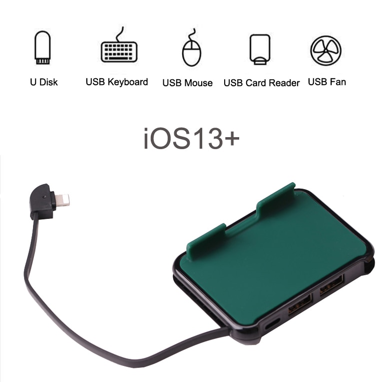 IOS13 USB OTG Hub Dock Ladegerät Halfter für IPhon... – Grandado