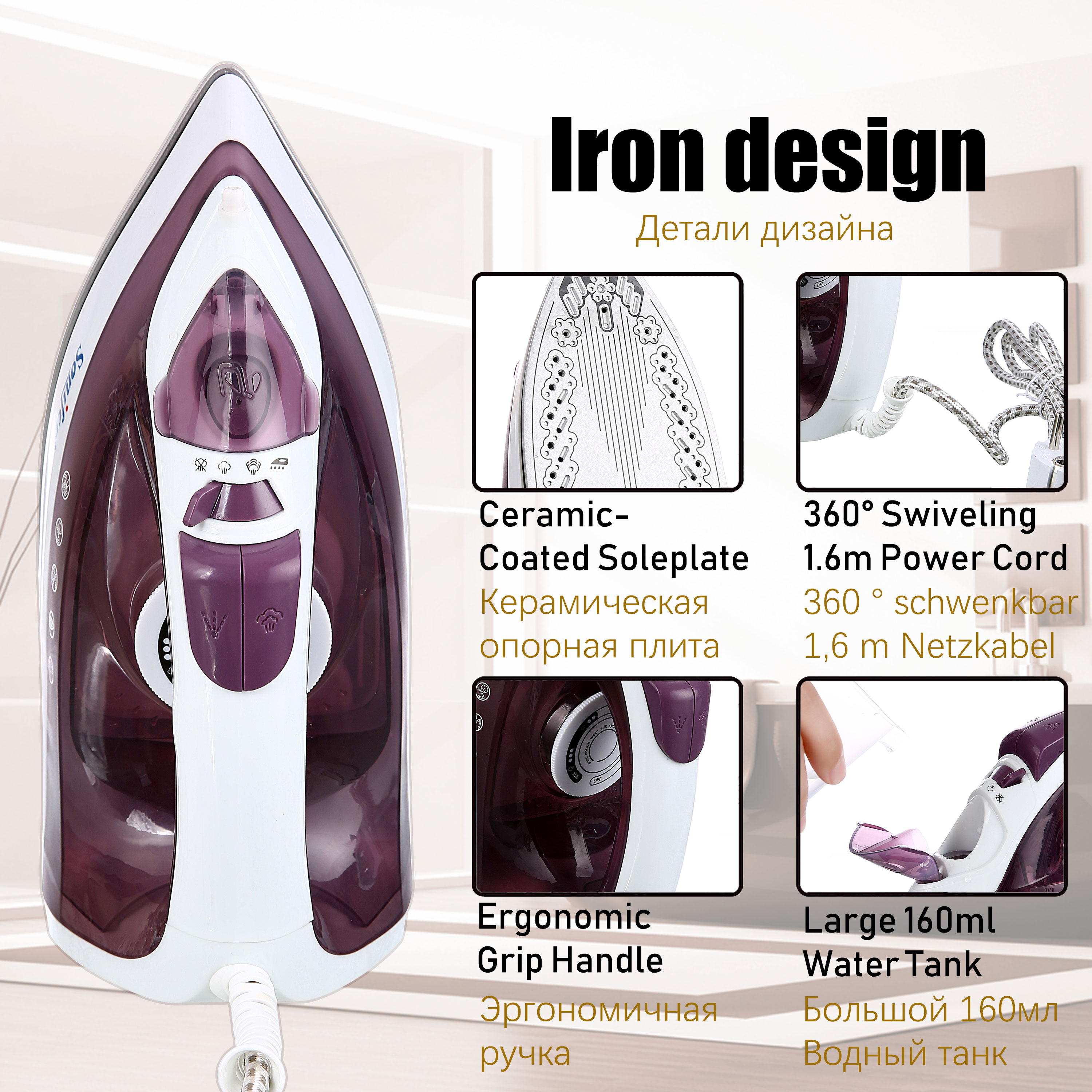 1600W Portable Mini Electric Garment Steamer Steam... – Vicedeal