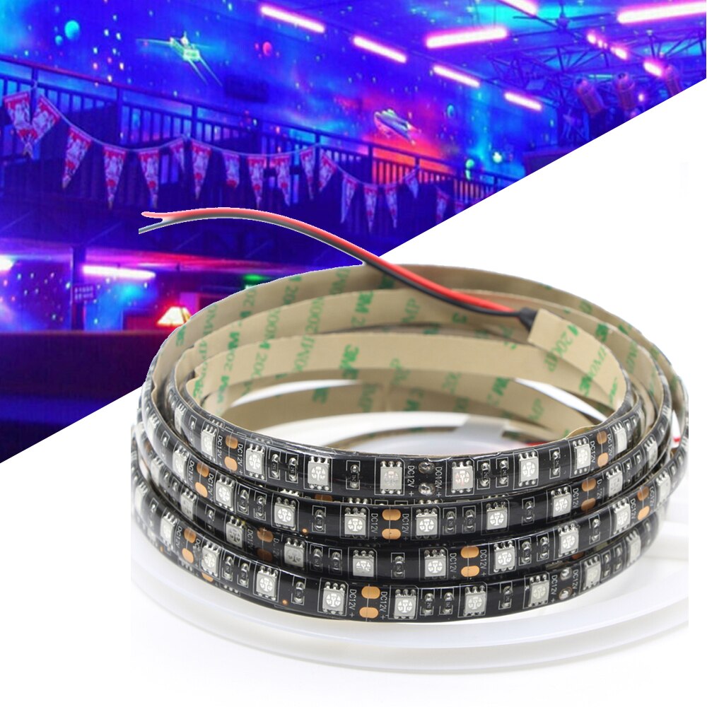 12V UV Ultraviolet 395-405nm led strip black light... – Vicedeal