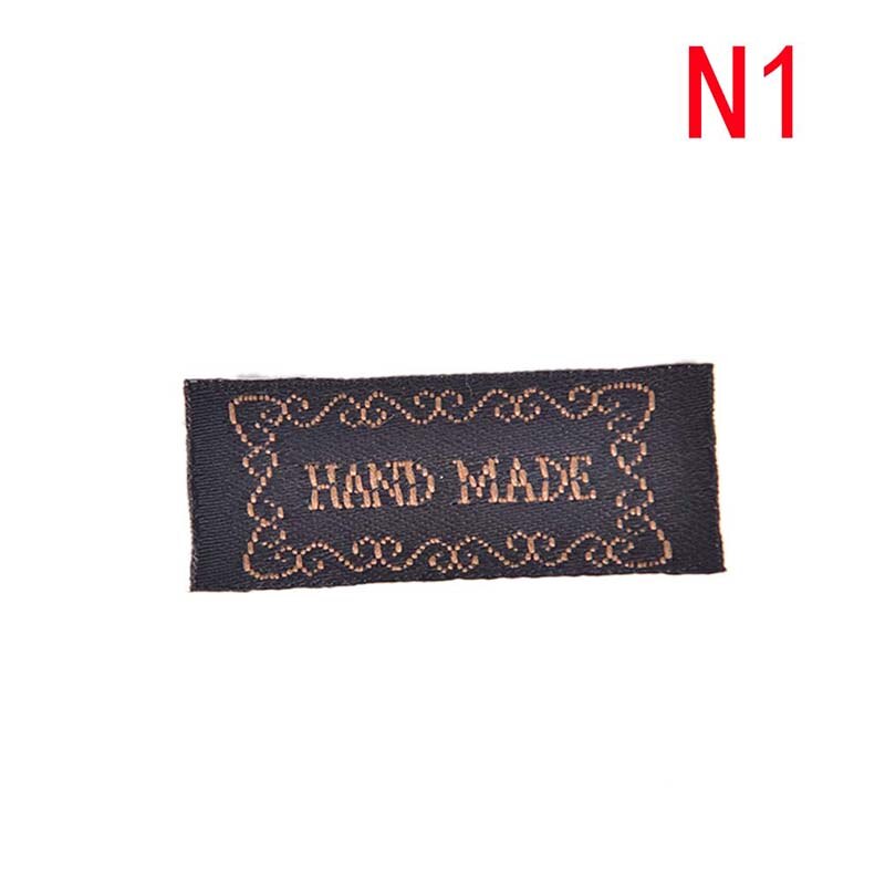 50pcs Handmade Woven Labels Letter Embroidery DIY ... – Grandado