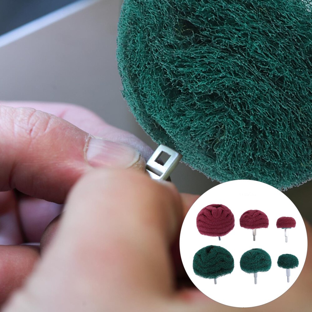 6pcs Scouring Pad Abrasive Wheels Buffing Polishin... – Vicedeal