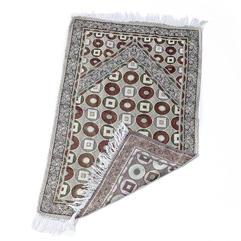 Muslim Cotton Prayer Mat Ethnic Patterns Islamic C... – Grandado