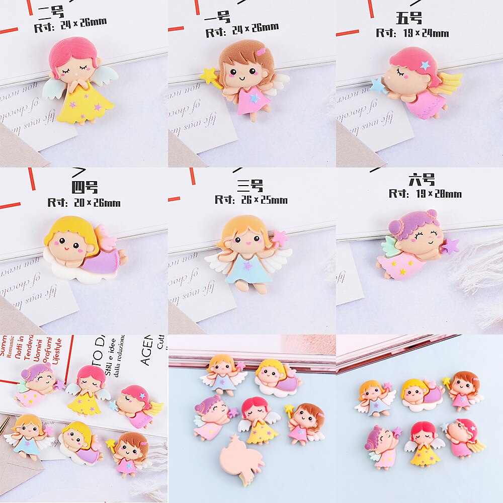 12pcs/set Mix Models Flatback Resin Accessories Cu... – Vicedeal