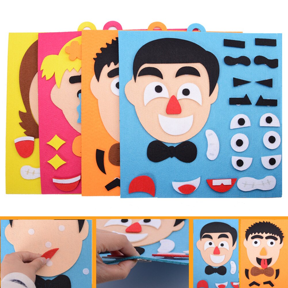 Early Childhood Facial Expression Funny Changable ... – Vicedeal