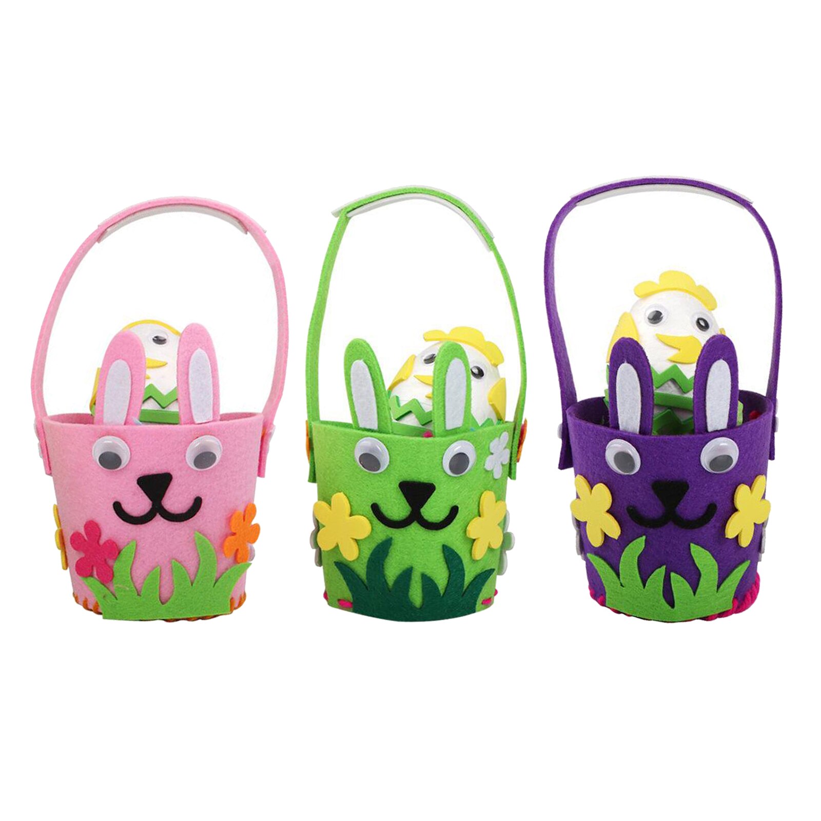 Easter Bunny Baskets Bags, Easter Egg Hunt Bunny B... – Grandado
