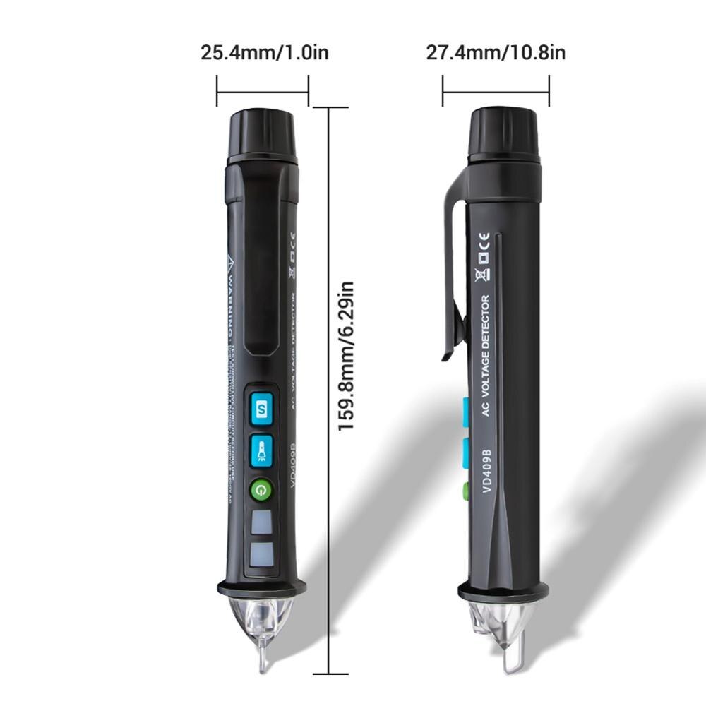 Digital Display Test Pen With LED Flashlight Power... – Grandado