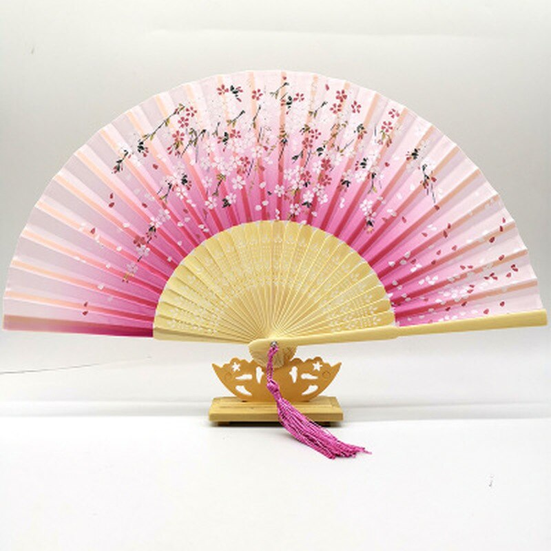 Bamboo Fold Hand Fans Wedding Chinese Japanese Fan... – Grandado
