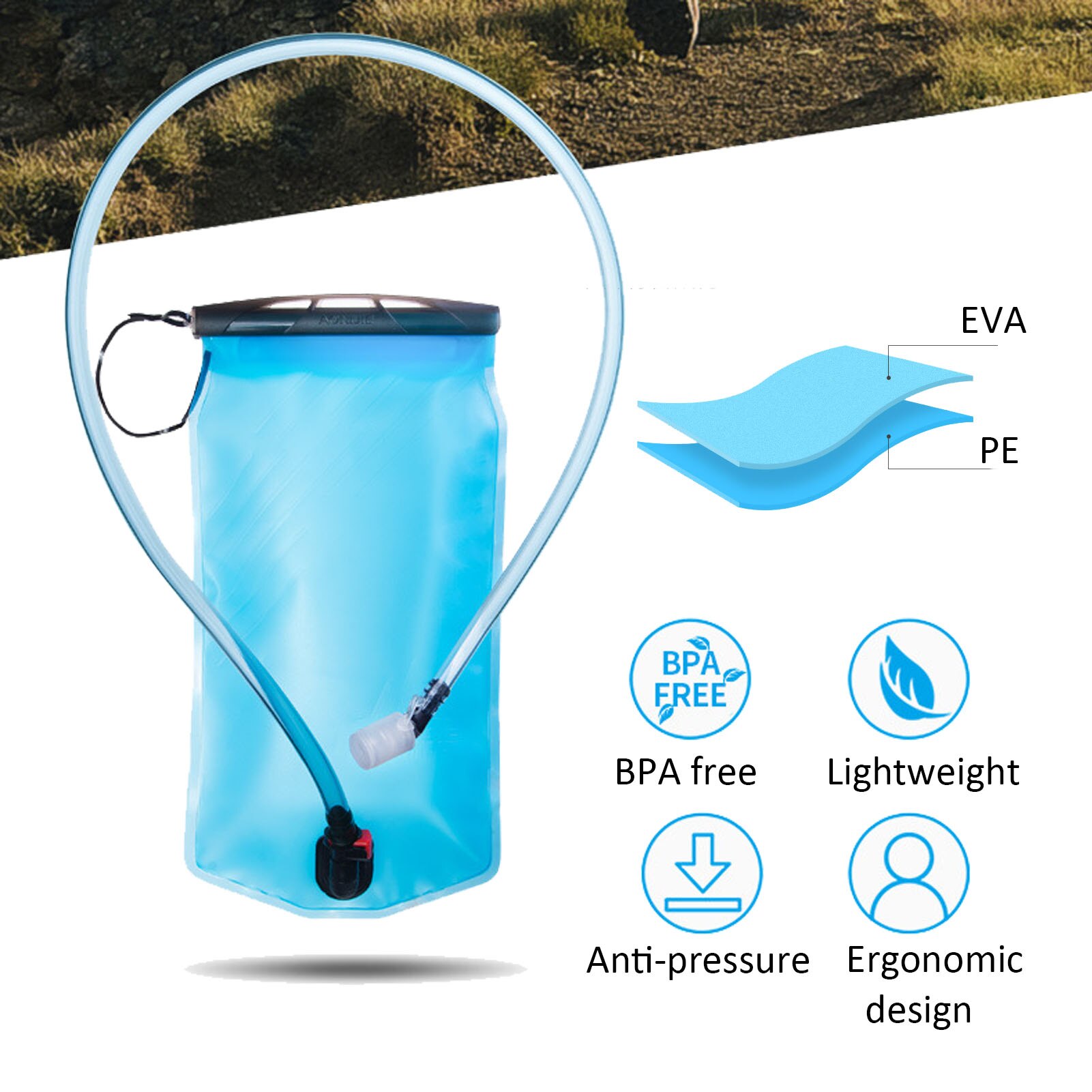 2L Sports Water Bladder TPU Drinking Bag Portable ... – Grandado