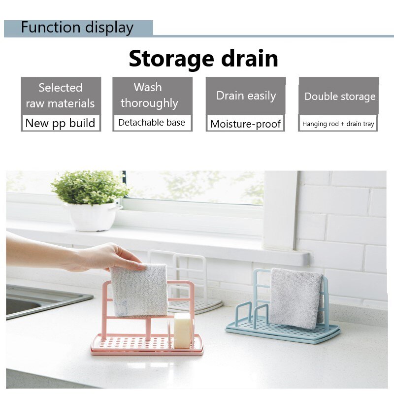 Punch-free countertop storage rack Kitchen Standin... – Grandado