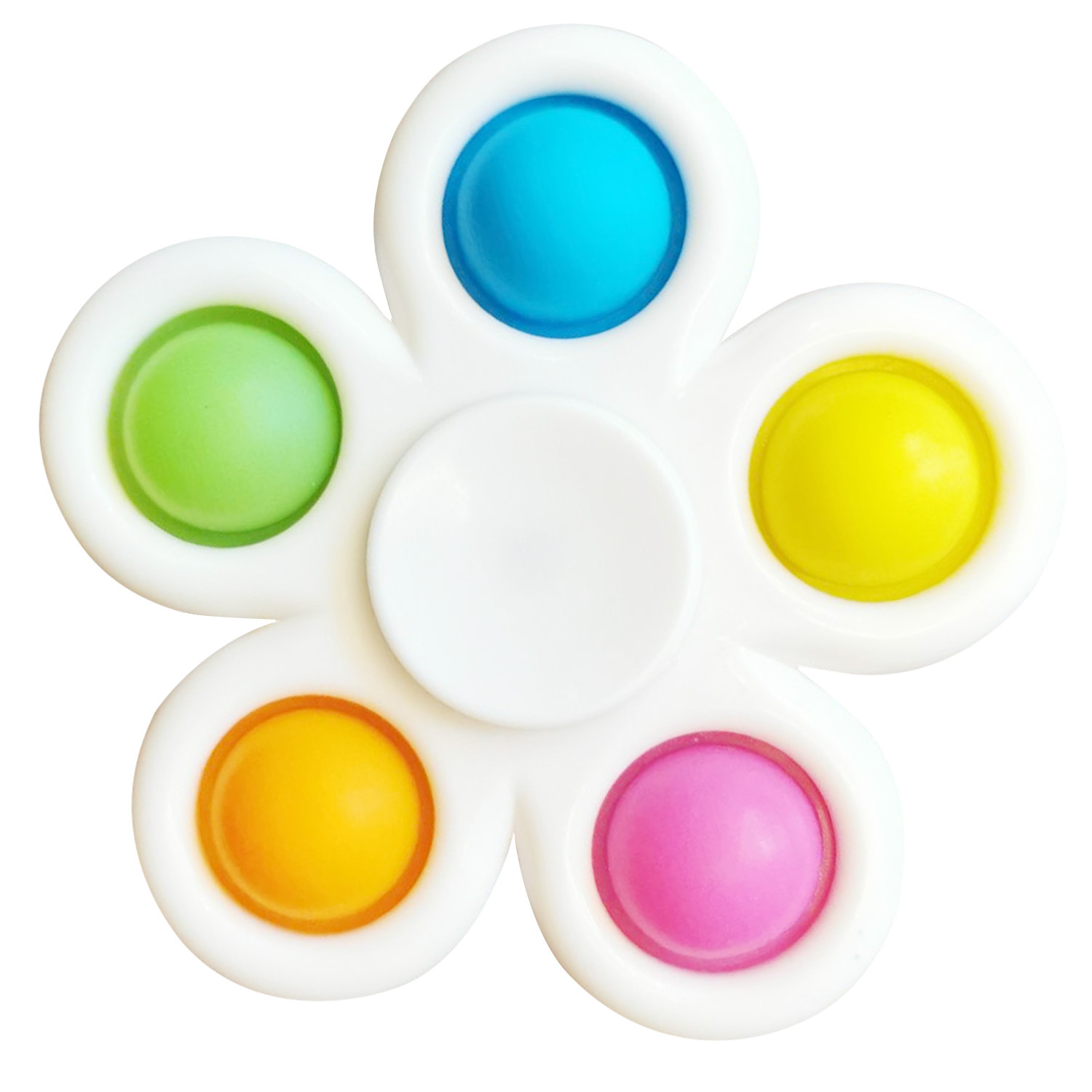 Kids Fidget Spinner Flower Shaped Decompression To... – Vicedeal