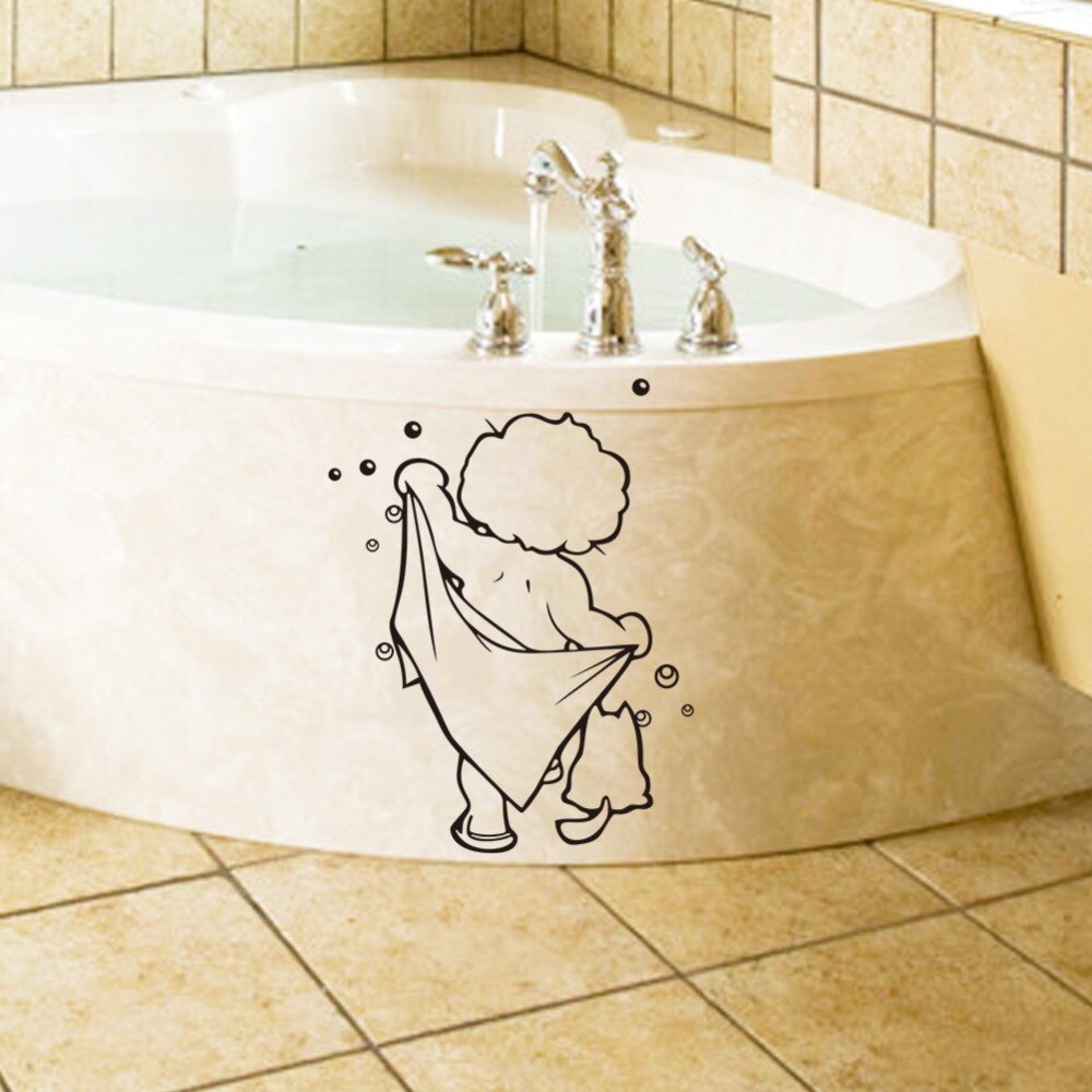 Mooie Baby Love Douche Badkamer Bubble Muursticker... – Vicedeal