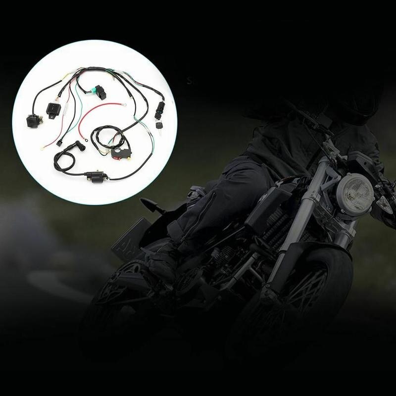 Motorcycle Wiring Harness Loom Solenoid Coil Recti... – Grandado