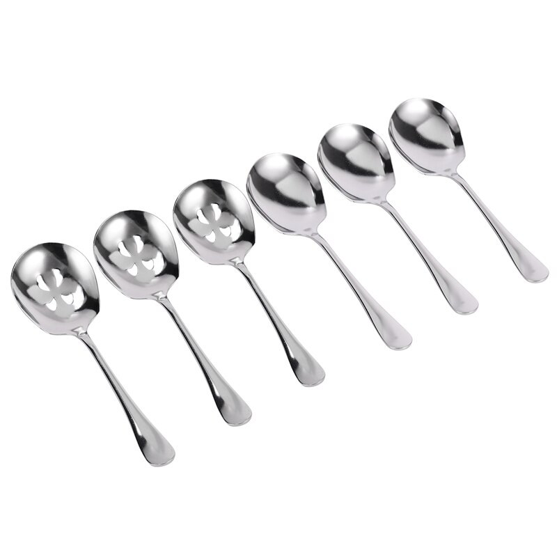 Dinner Spoon Set, Stainless Steel Buffet Banquet S... – Grandado