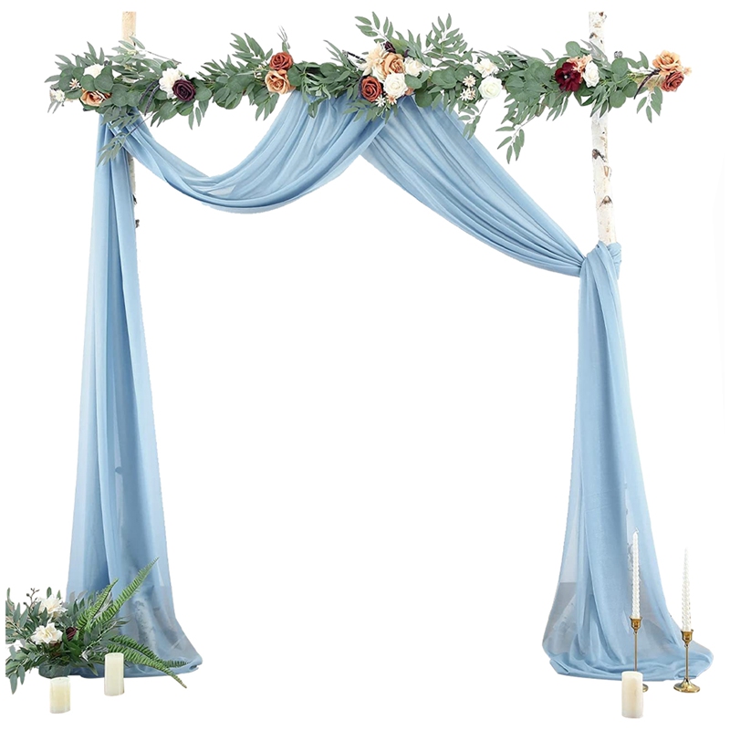 Wedding Arch Drape Chiffon Fabric Draping Curtain ... – Grandado