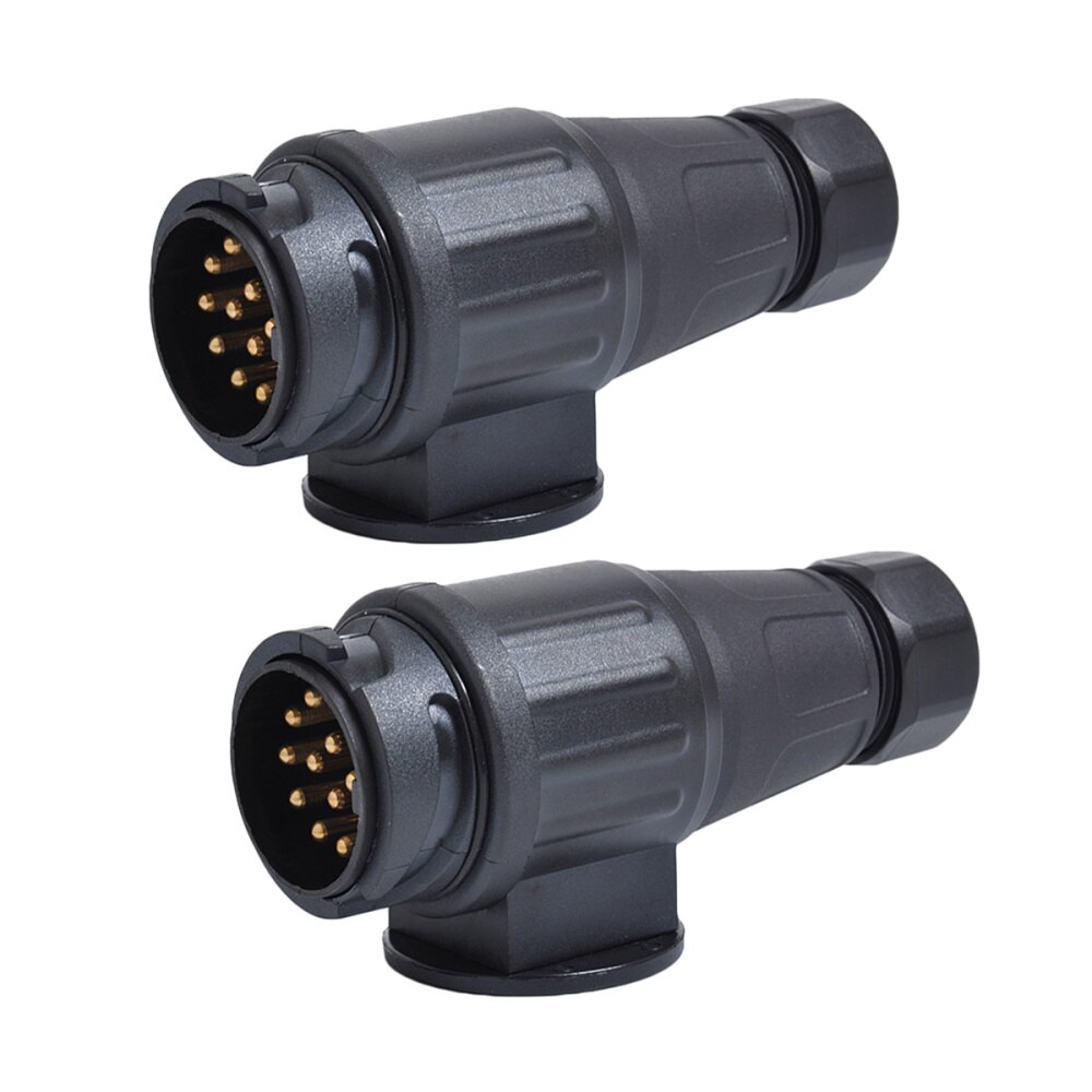 2 stücke 12V 13 Stift Anhänger Stecker Adapter Nyl... – Grandado
